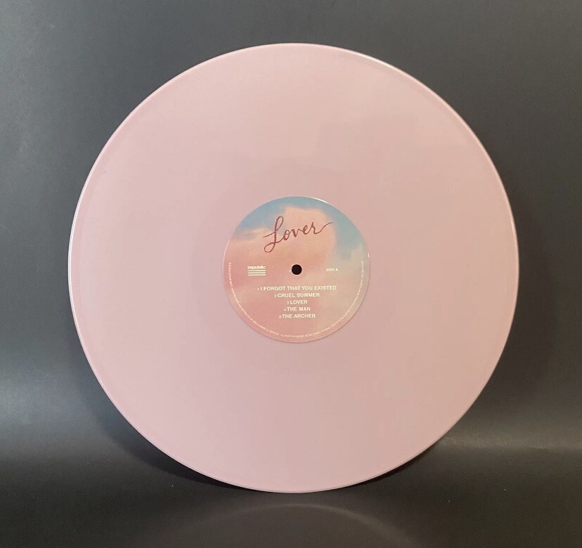 Taylor Swift Lover Pink & Blue COLOR VINYL 2LP TARGET EXCLUSIVE NEW ...