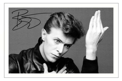 DAVID BOWIE Signed Autograph PHOTO Fan Gift Signature Print Music | eBay UK