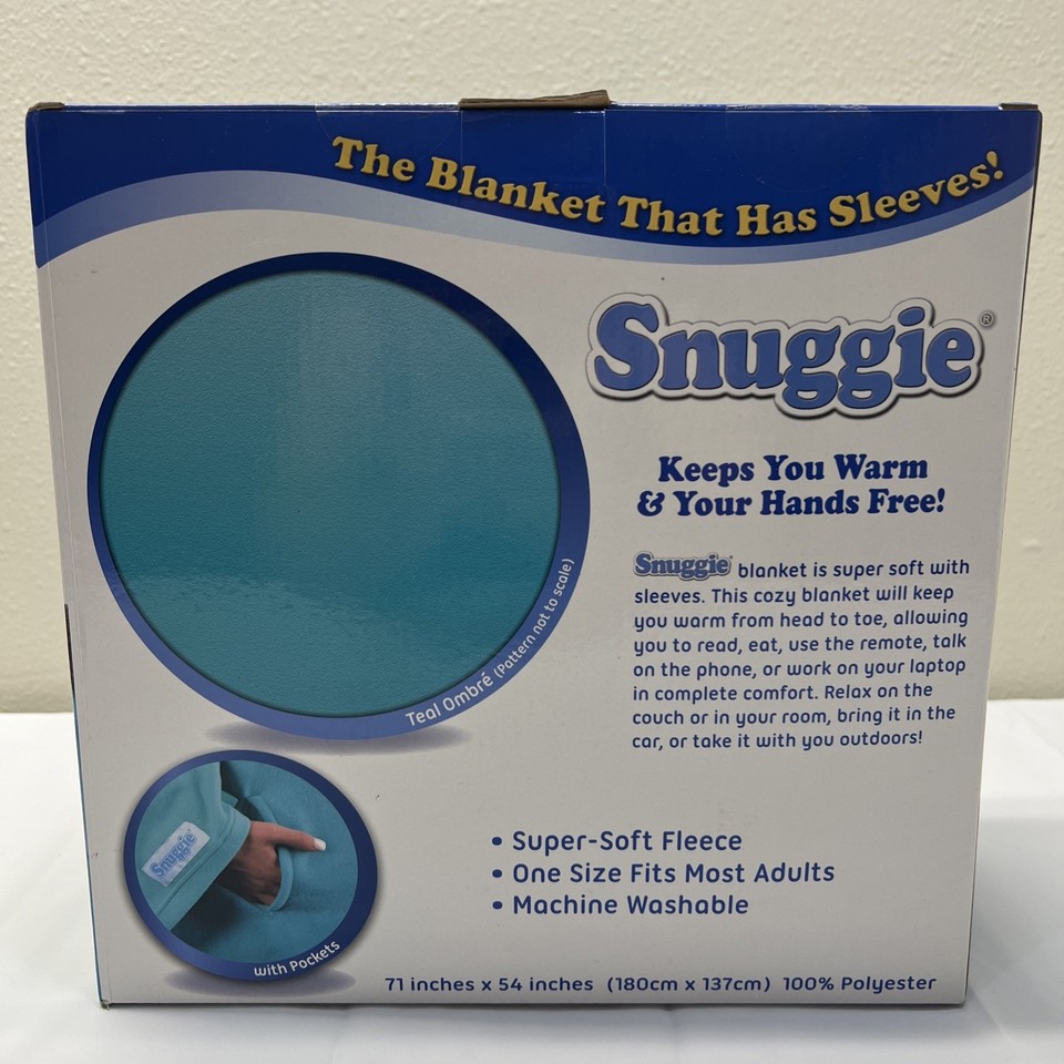 Snuggie The Original Wearable Blanket With Sleeves Super Soft Fleece ...