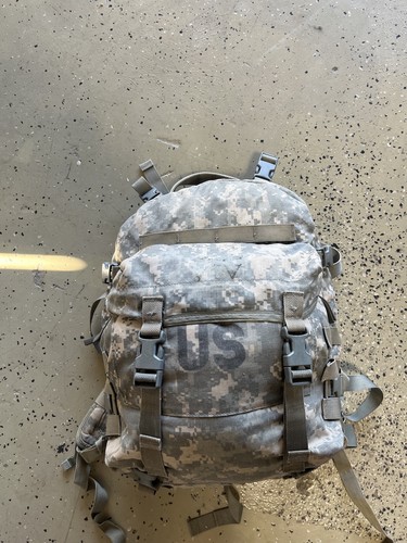 US MILITARY ACU MOLLE II ASSAULT PACK W/STIFFENER 3 DAY BACKPACK USED ...