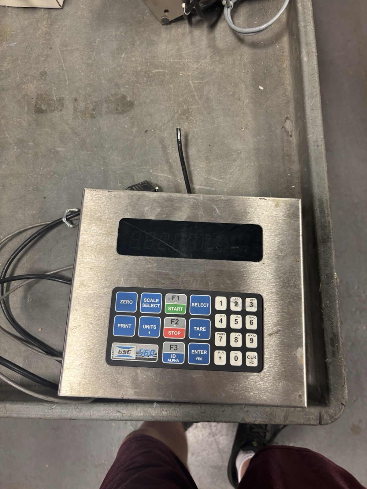 GSE 200560-00000 Model 560 Digital Weight Scale Indicator USED | eBay