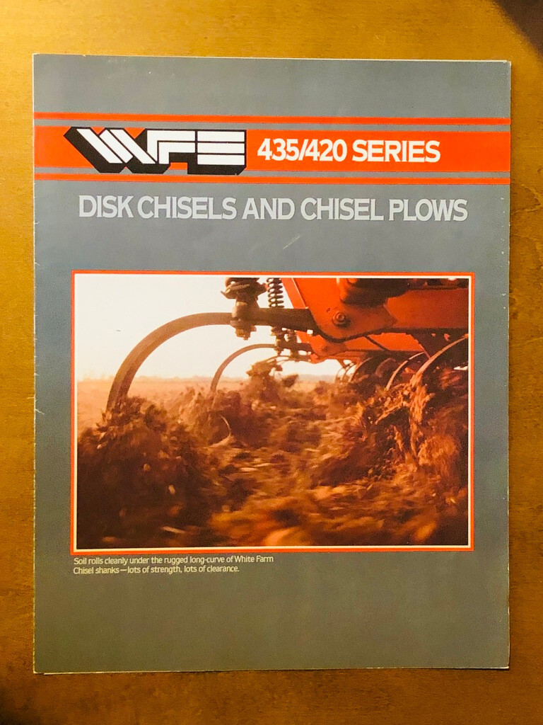 WFE 435/420 Series Disk Chisels & Chisel Plows Specifications Brochure ...