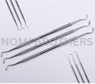 3 PCS Dental Amalgam Plugger Restorative Condenser Composite Filling ...