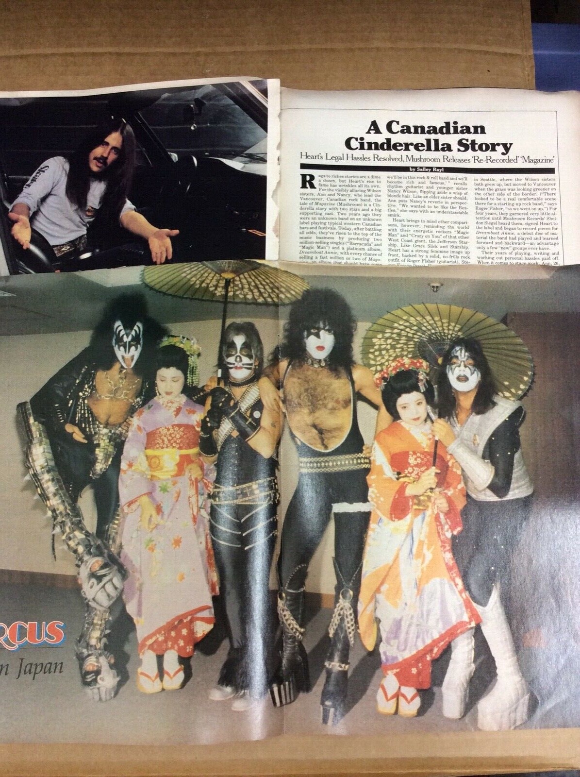 1978 Circus Rock Magazine Carly Simon KISS in Japan Centerfold D32 | eBay