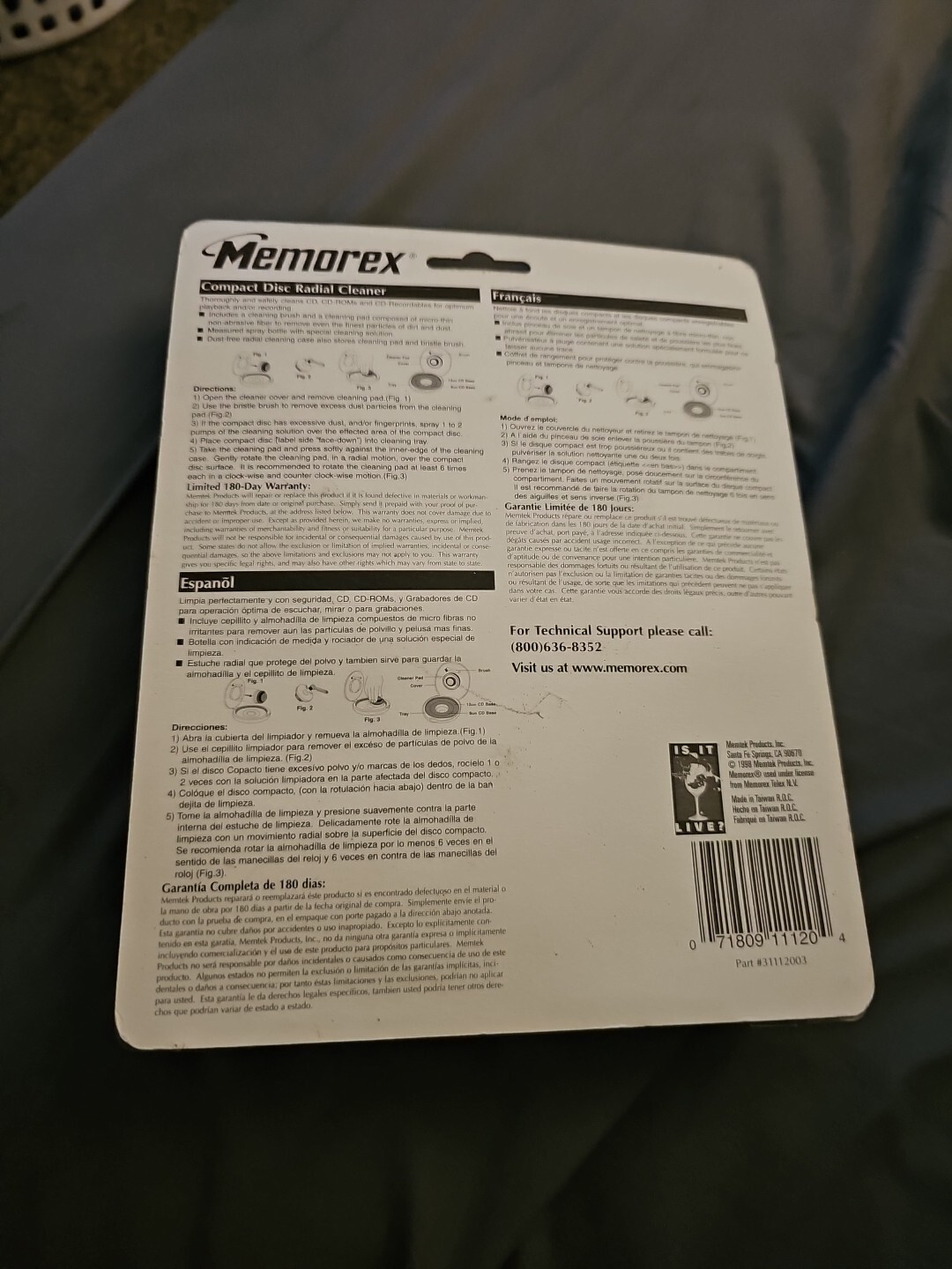 NIP MEMOREX Total Solution Cleaning Kit CD/DVD Cleaner - Brand NEW | eBay