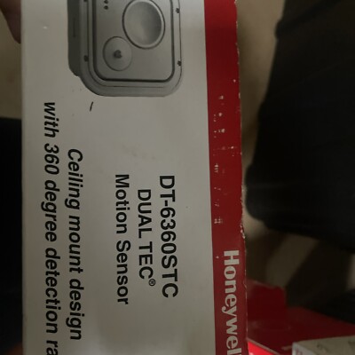 Honeywell DT-6360STC DUAL TEC Motion Sensor | eBay