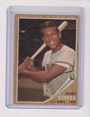 1962 TOPPS #40 ORLANDO CEPEDA IN EX CONDITION - SAN FRANCISCO GIANTS | eBay