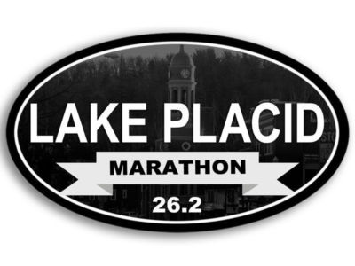 5" LAKE PLACID 26.2 MARATHON BUMPER DECAL STICKER USA MADE | eBay