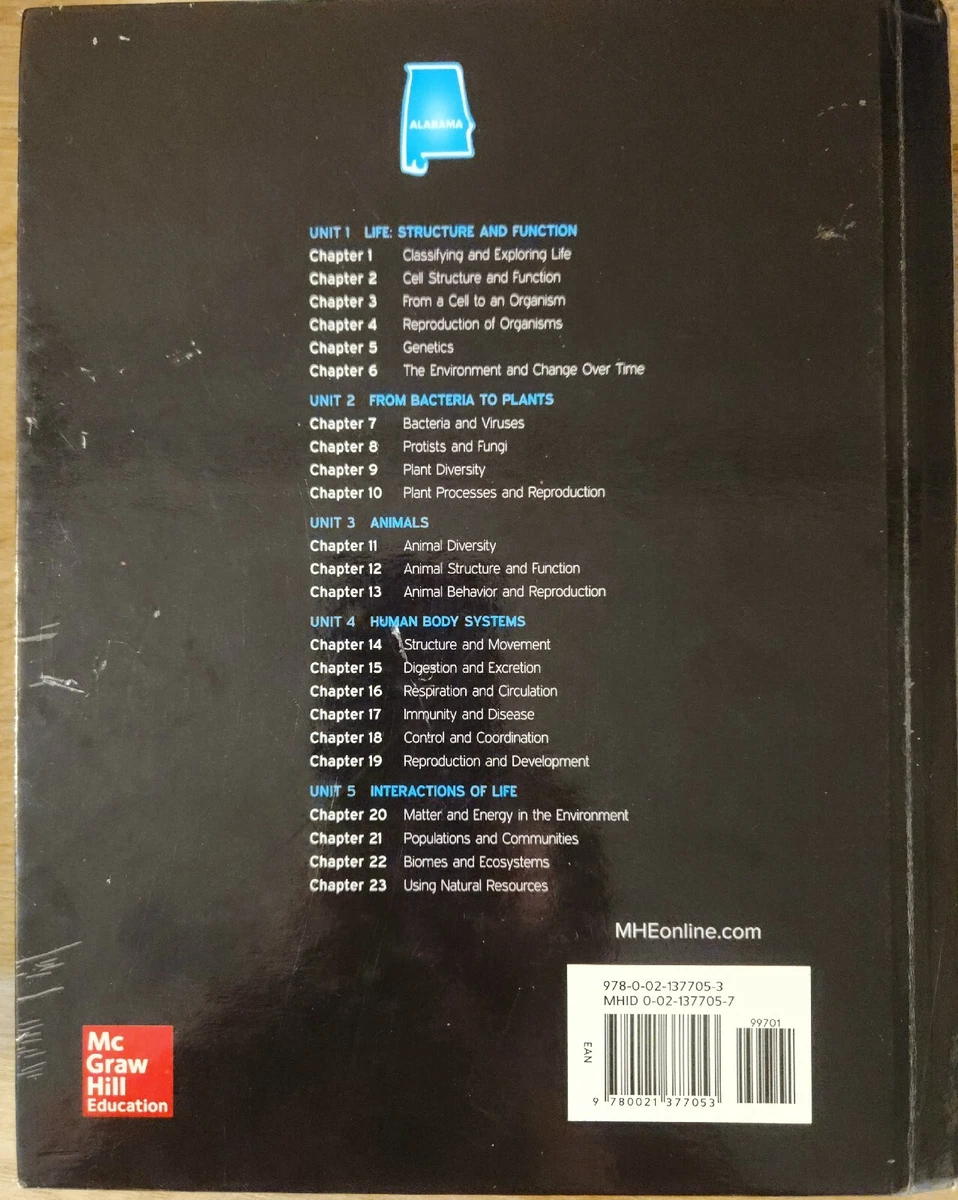 Life Science Textbook 7th Grade Mcgraw Hill