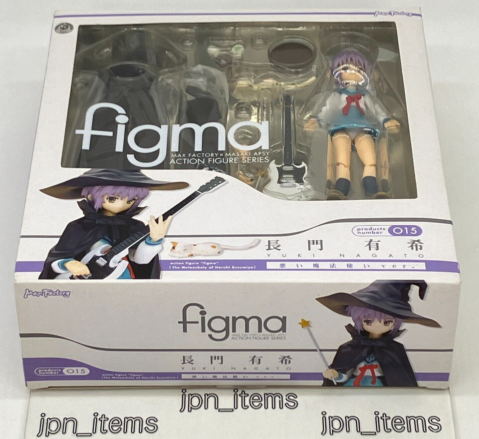 Aki Nagato Evil Witch figma 015 The Melancholy of Haruhi Suzumiya Action Figure | eBay