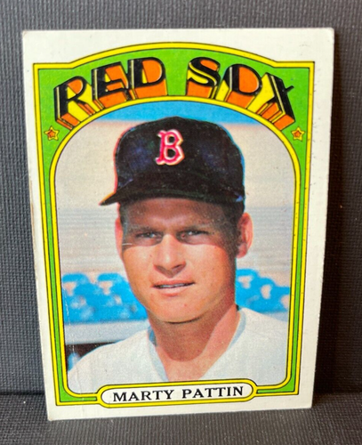 1972 TOPPS # 144 MARTY PATTIN BOSTON RED SOX | eBay