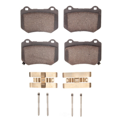 Disc Brake Pad Set-5000 Advanced Brake Pads - Low Metallic and Hardware ...