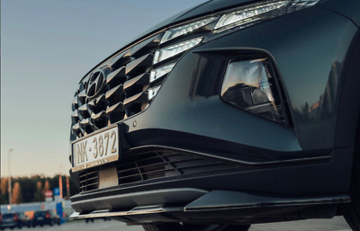 For Hyundai Tucson N Line and SE front bumper lower spoiler splitter ...