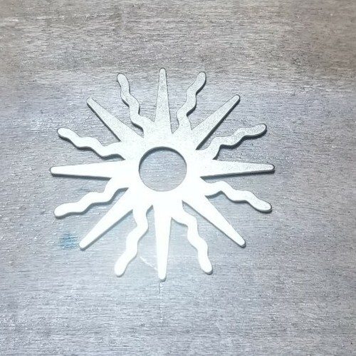 X Large brass Sun Inlay Muzzleloader Black powder Hawken Musket Rifle ...