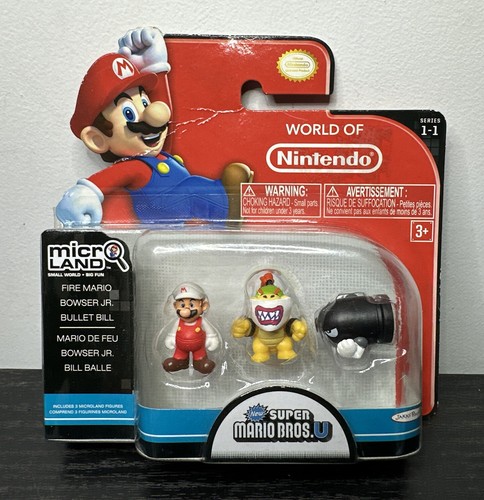 World Of Nintendo Micro Land Super Mario Bros Bullet Bill Bowser JR ...