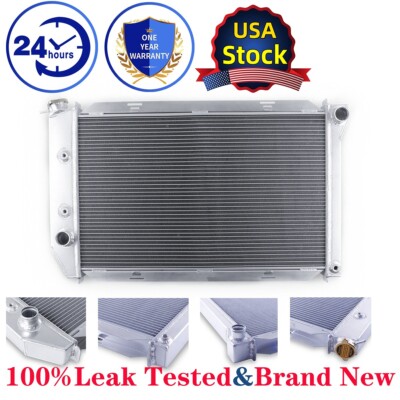 3 Row Aluminum Radiator For 1971-1973 Ford Mustang Fairlane Torino LTD ...