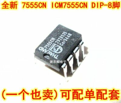 5PCS ICM7555CN,602 IC OSC MONO TIMING 500KHZ 8-DIP ICM7555 7555 ...