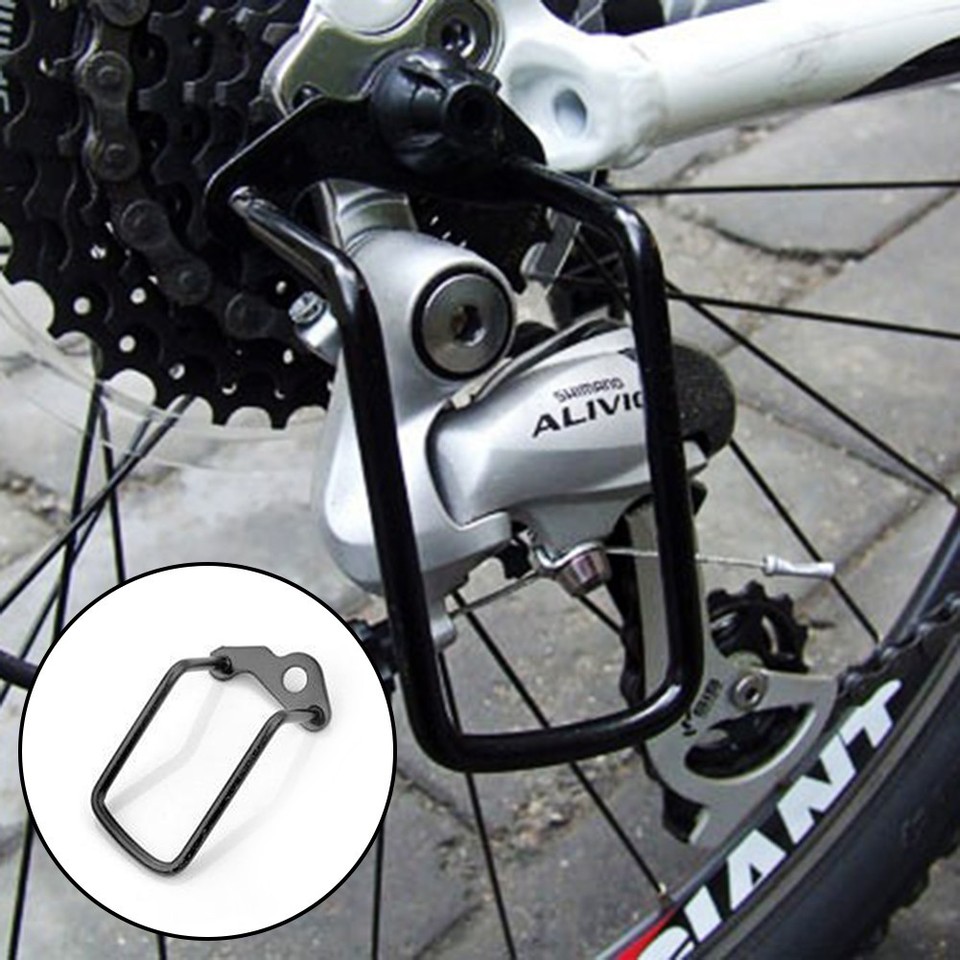 1pc Protective Rack Bike Parts Speed Protector Aluminum Alloy Black ...