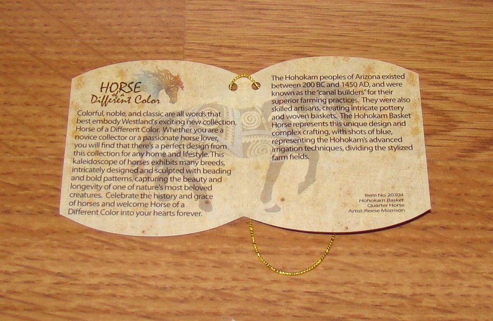 Horse of a Different Color, HOHOKAM BASKET (20304) Limited 2,398 of ...