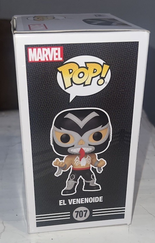 Funko Pop #707 El Venenoide Marvel Venom New Lucha Libre Vinyl Figure ...