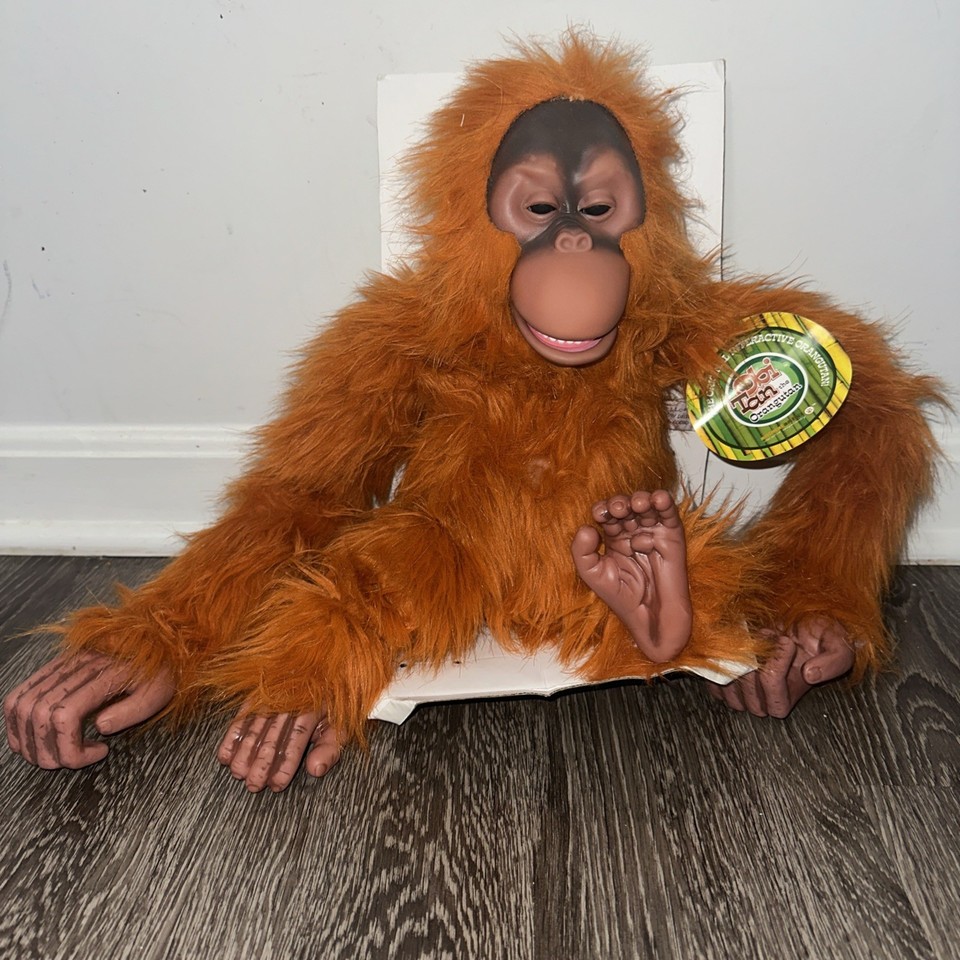Obi Tan * The Orangutan* Interactive Plush Toy Monkey 16" New With Tag ...