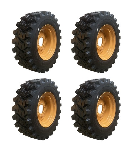 4-10-16.5 SKS-9 Skid Steer Tires/Rims for Case 1840 (6 LUG) (SKS753 ...