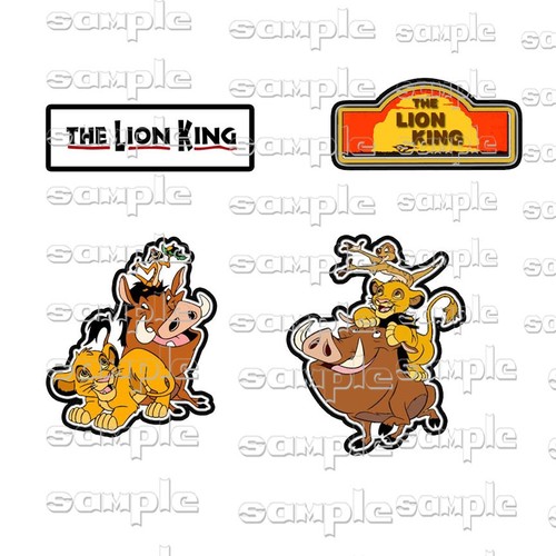 Disney The Lion King 4 pc yf Pre-made Scrapbook Page Paper Piece die ...
