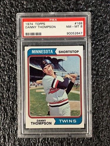 1974 Topps Baseball #168 Danny Thompson PSA 8 | eBay