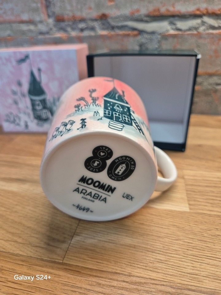 Moomin 80th anniversary 2025 special edition mug: Home. Only 8000pcs ...