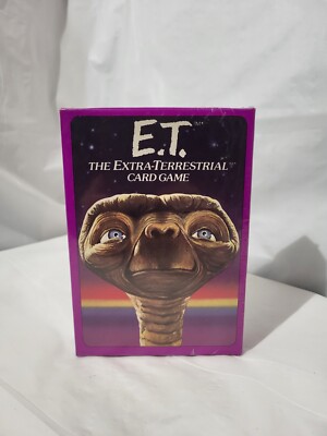 E.T. THE EXTRA-TERRESTRIAL CARD GAME - PARKER BROTHERS 1982 Vintage ...