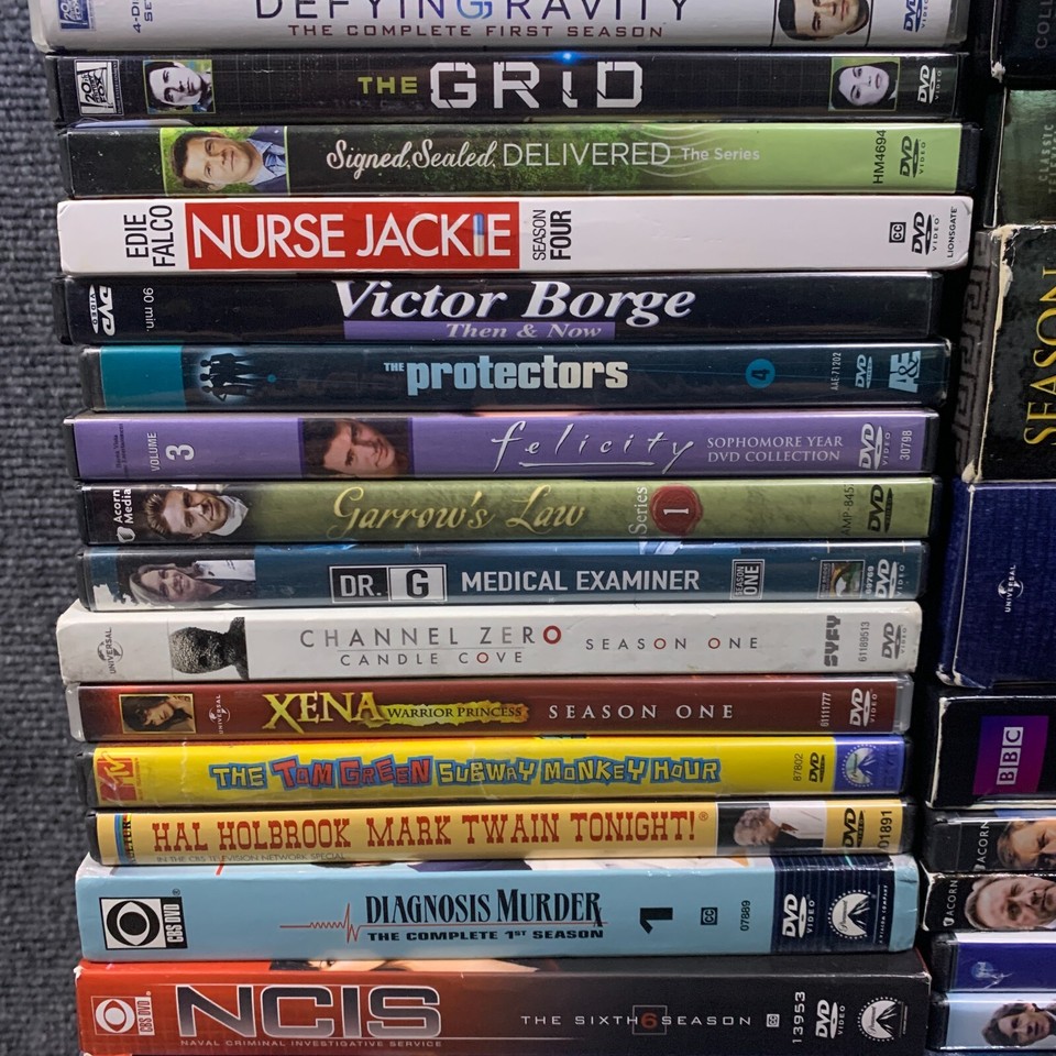 Huge Misc Lot Of Tv Series Dvds 40+ Seasons and Special Episode ...