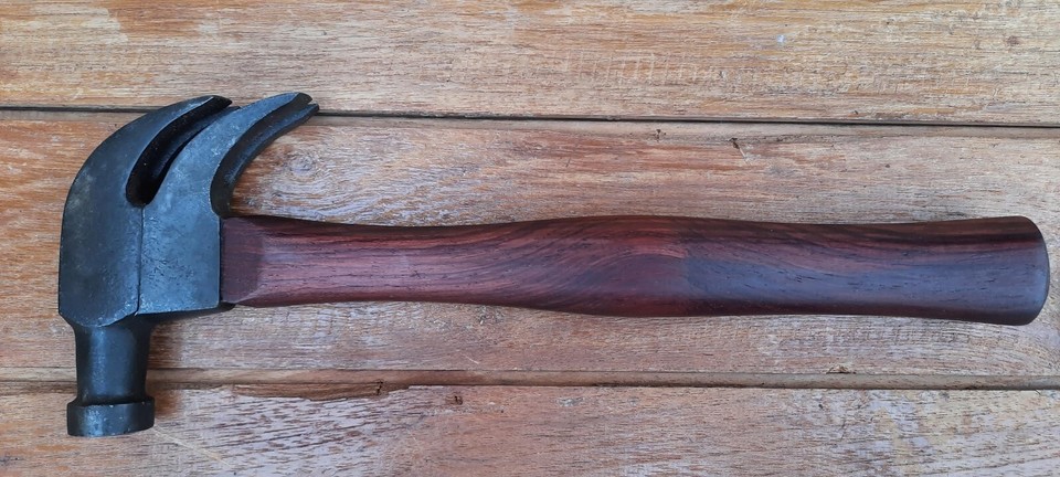 Vintage VOIGHT November 4, 1902 Patent Double Claw Hammer with Rosewood ...