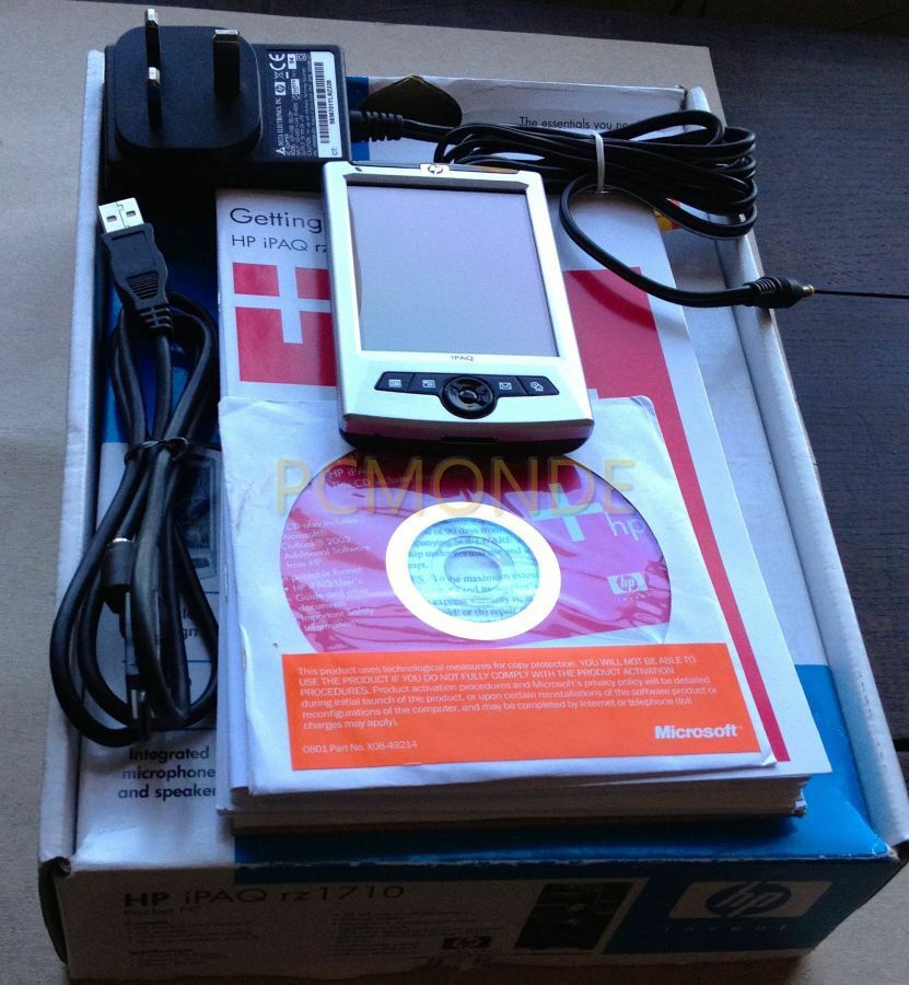 Boxed HP iPAQ Pocket PC RZ1710 WM 2003 2nd Edition 203 MHz (FA289A#ABA ...