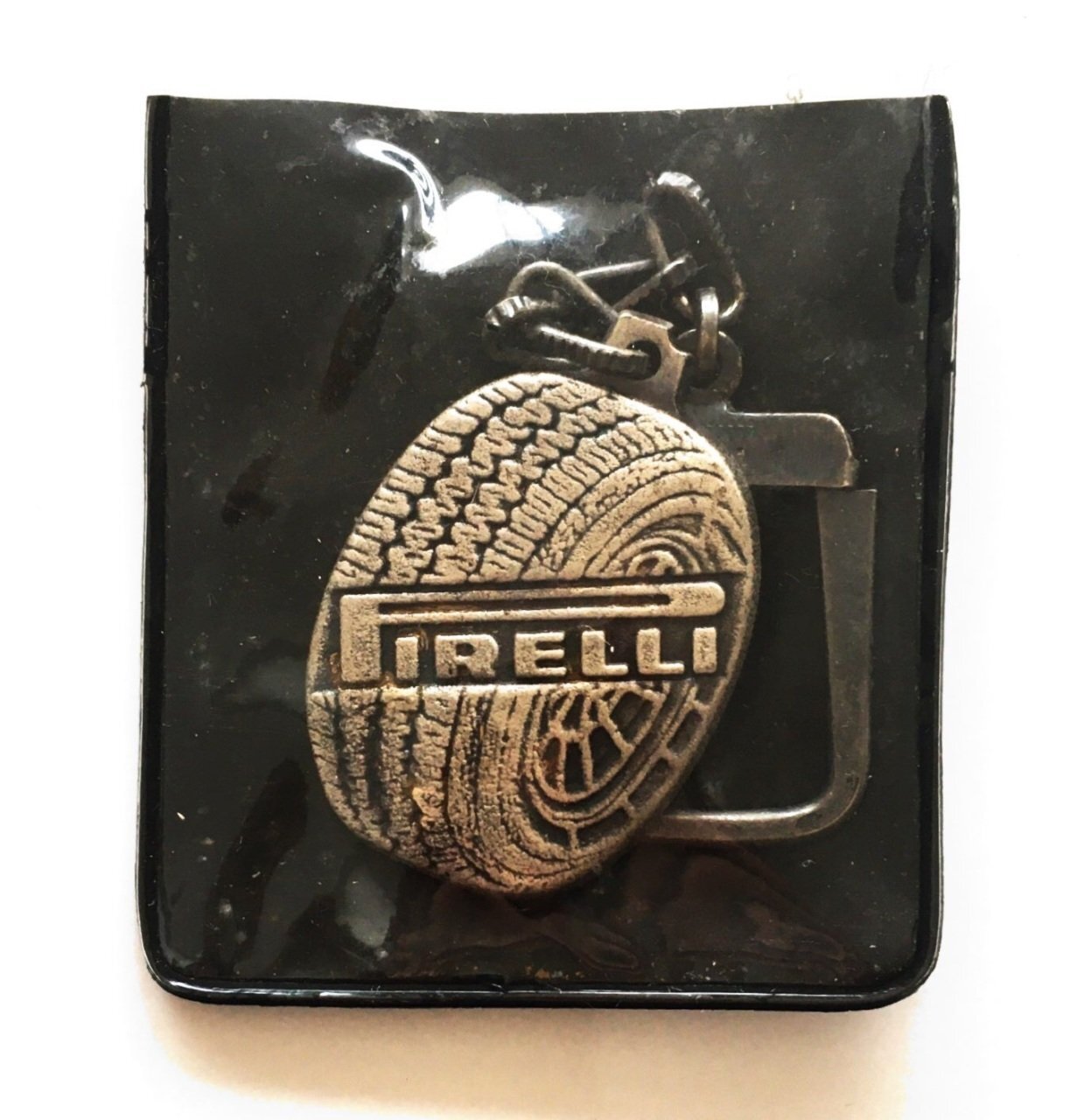 Vintage Collectible Pirelli Tires Advertising Tire Keychain KeyRing ...