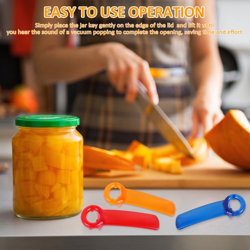 3Pcs Jar Opener Manual Jar Key with Ergonomic Handle Mini Portable Can ...