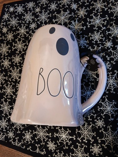 BOO! Rae Dunn Halloween Iridescent Pink Ghost Pitcher - NEW! | eBay
