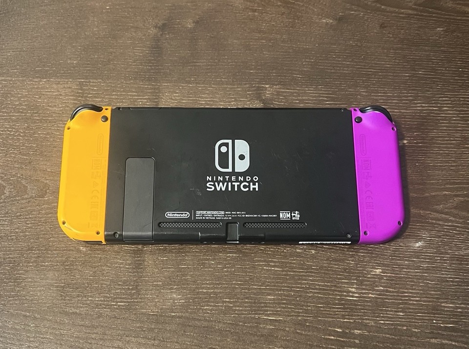 Nintendo Switch 32GB Purple and Orange Joy Cons | eBay