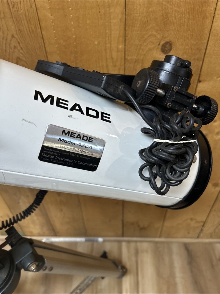 Meade 4504 114mm f/8 Telescope w/ AutoStar 494 Controller & HBX ...