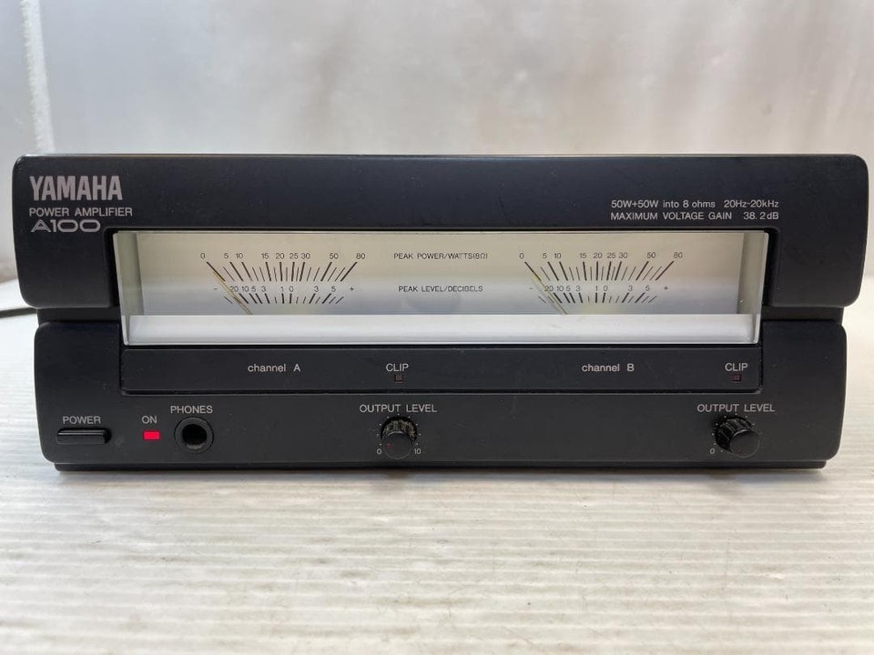 YAMAHA A100 2ch Amplificatore di Potenza Usato Stereo Audio Amp Clean ...