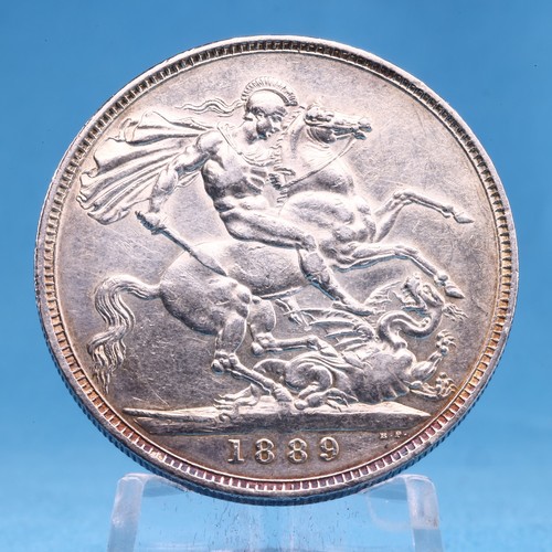 Großbritannien 1889 1 Crown Victoria Schleier 28,28 g Silber 925 ss+ | eBay