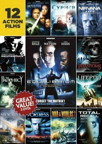 12 ACTION FILMS DVD SEE PICTURE BELOW VERY GOOD | eBay