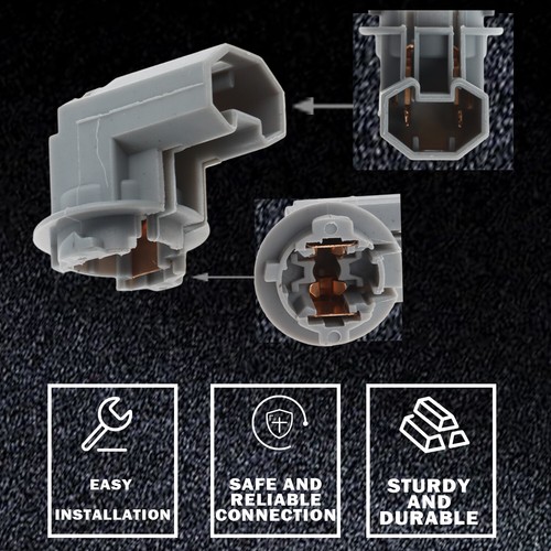 2x Light Plug Plate Socket License Plate for 2000-21 Toyota Camry ...