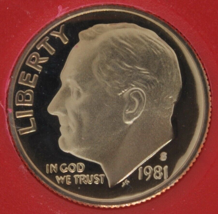 1981 United States Mint Proof Set Type 2 All 6 Coins Type2 | eBay