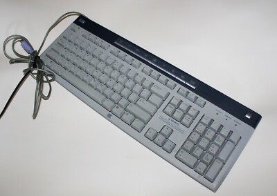 HP Standard KB-0228 Desktop Keyboard Gray Silver Untested Used | eBay