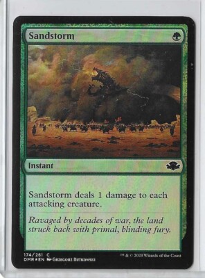 MTG Sandstorm FOIL Dominaria Remastered (DMR) Common Magic #174/261 ...