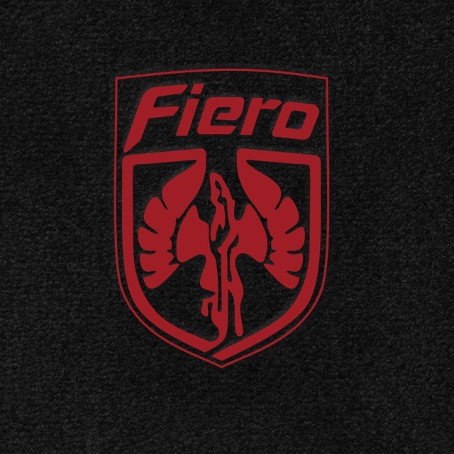 Lloyd Mats Velourtex Pontiac Fiero Emblem Custom Floor Mats (1984-1988 ...