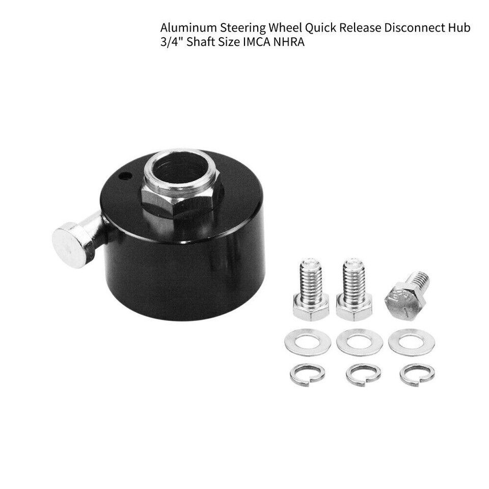 Steering Wheel Quick Release Disconnect Hub 3/4" Shaft Size Aluminum ...