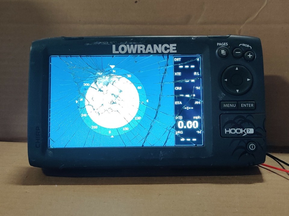Lowrance Hook 7 FishFinder Sonar Radar Mapping 000-12663-001TESTED | eBay