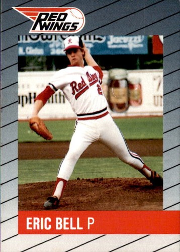 1988 Rochester Red Wings Team Issue 2 Eric Bell Modesto California ...