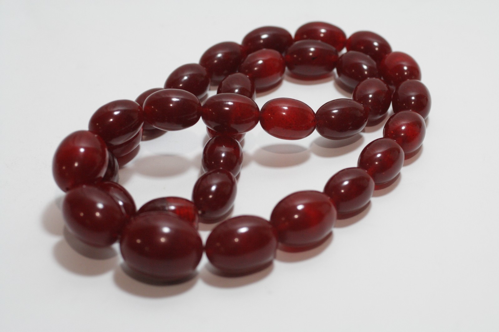 Vintage Beads Cherry Red Bakelite (imitation) 105 grams/3.7 oz | eBay